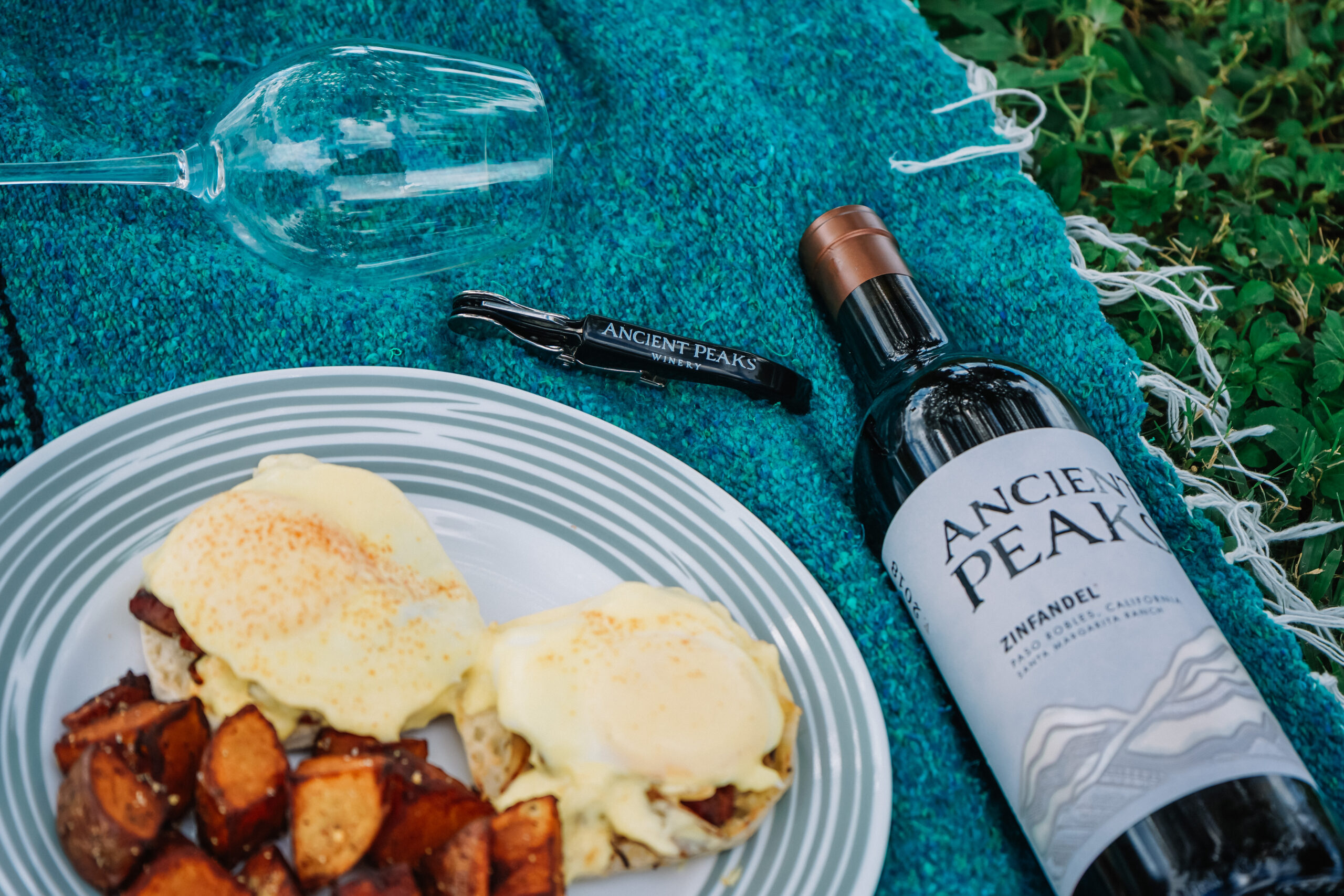 Ancient Peaks Zinfandel & Leftover Beef Brisket Benedicts - Ancient Peaks
